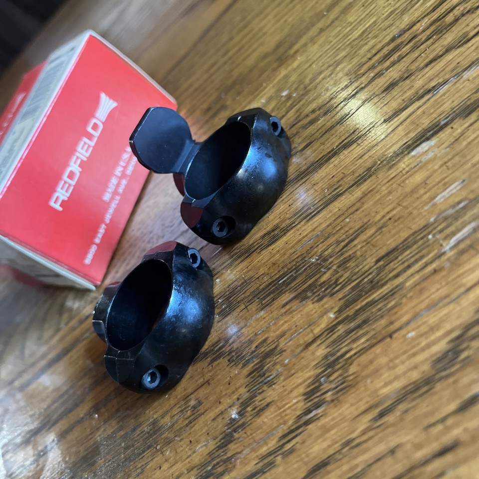 REDFIELD 522620 “E” JR/SR Scope Mount Rings 1” Split (Medium) Pair New ...