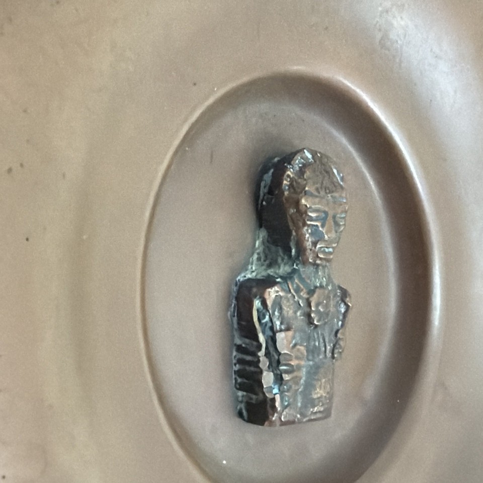 Vintage Copper Metal Round Wall Hanging Dish Plate 4.5" Tunjo Votive South Ameri | eBay