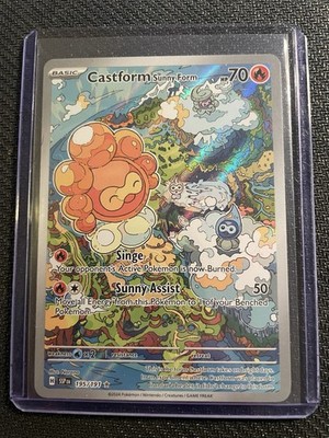 Castform Sunny Form 195/191SV08: Surging Sparks Holo Pokémon TCG | eBay