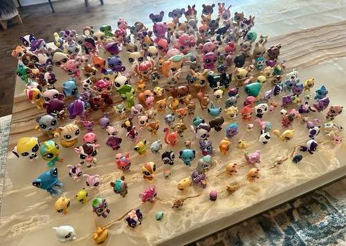 Over 225 Littlest Pet Shop Figures LSP Mixed Lot Vintage Rare Animals ...