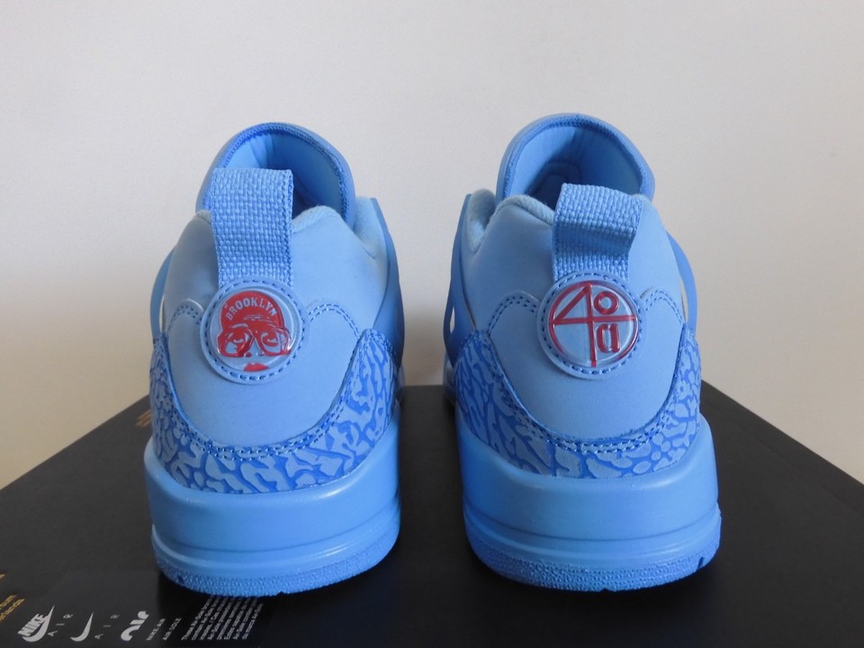 Nike Air Jordan Spizike Low Houston Oilers Football Blue-Red Mens ...