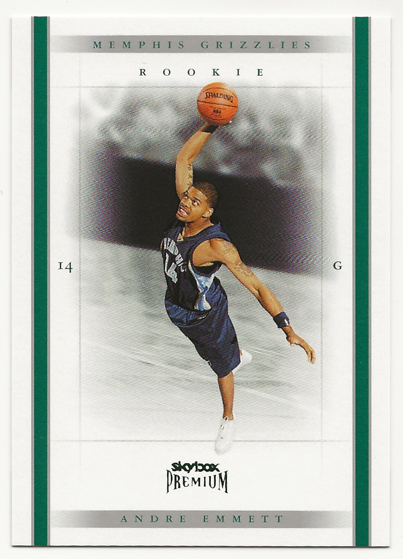 2005 Fleer Skybox Premium #97 Andre Emmett ROOKIE 13/15 GRIZZLIES | eBay