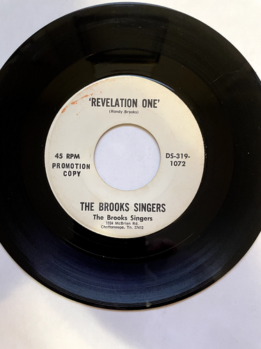 THE BROOKS SINGERS REVELATION ONE - 7" RECORD - PROMO - RARE | eBay