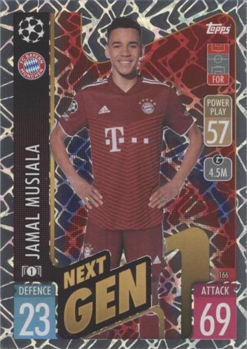 2021-22 Topps Match Attax UCL Jamal Musiala #166 for sale | eBay
