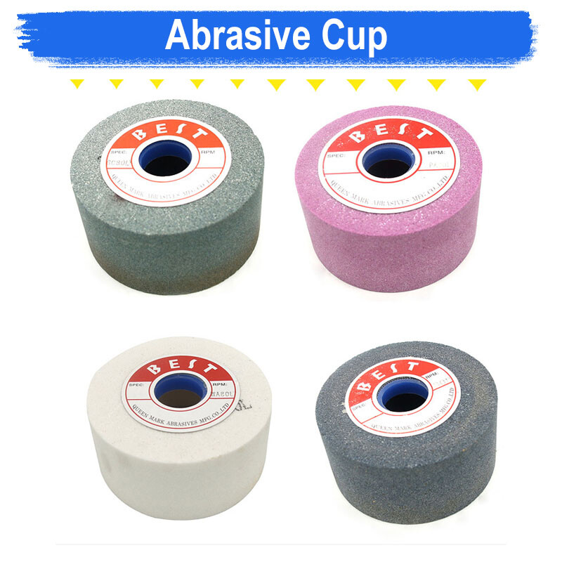 4" Ceramic Grinding Wheel Corundum Abrasive Cup 46/60/80/100/120 Grit ...