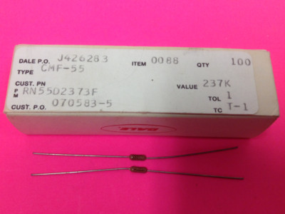 Vishay Dale - Type CMF-55, 237K ohm Resistors - P/N:J426283 - Qty. 100 ...