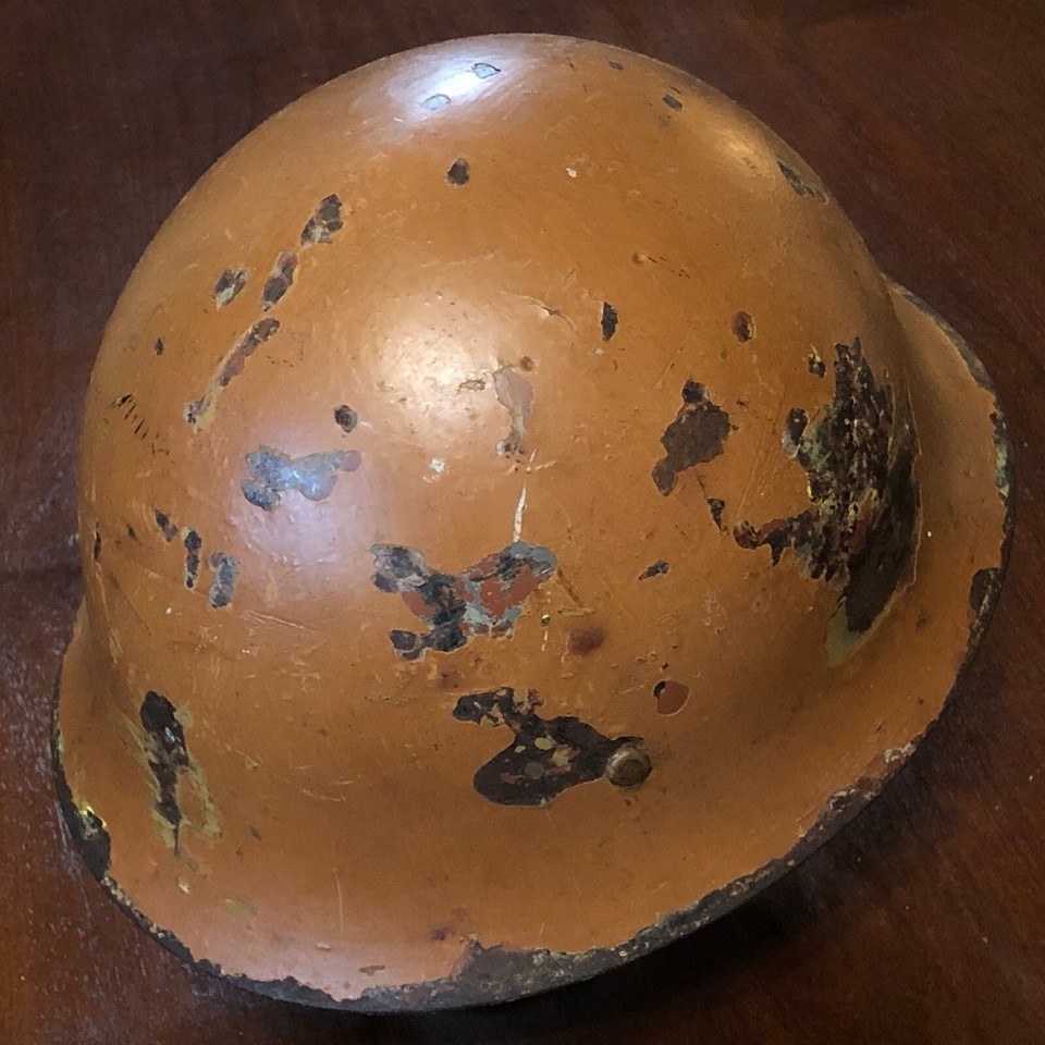 WW2 Japanese Army IJA Type 90 T90 Tetsubo Steel Combat Helmet Shell ...