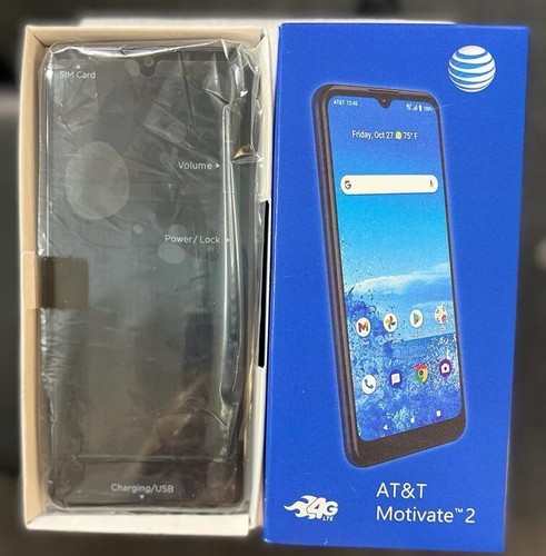 Unlocked AT&T Motivate 2 EA211002 32GB 6.5in HD+ 8MP Blue World Phone ...
