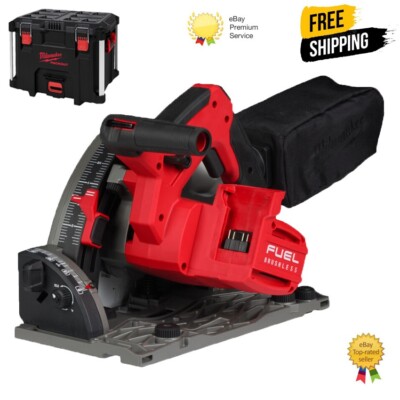 Milwaukee 55mm Plunge Saw + Packout Box - M18FPS55-0P No Batteries ...