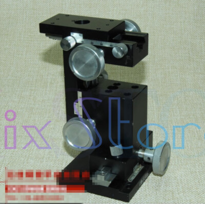 1x used Manual high-precision XYZ axis rack and pinion sliding table LT ...