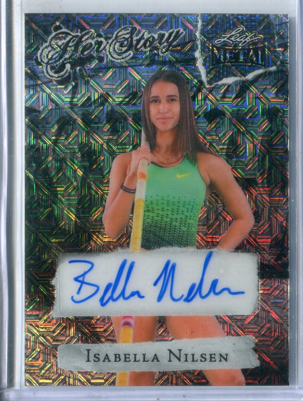 2024 Leaf Metal Women of Sport Isabella Nilsen Hery Story SILVER MOJO ...