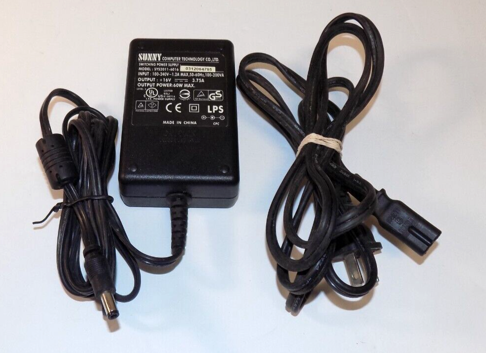 Sunny SYS2011-6016 Switching Power Supply 60W 110-240V Power Adapter | eBay
