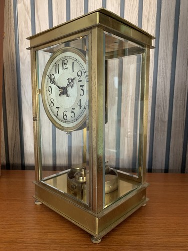 Rare Antique Phillip Hauck 400-day clock, Dome Anniversary Clock, Dome ...