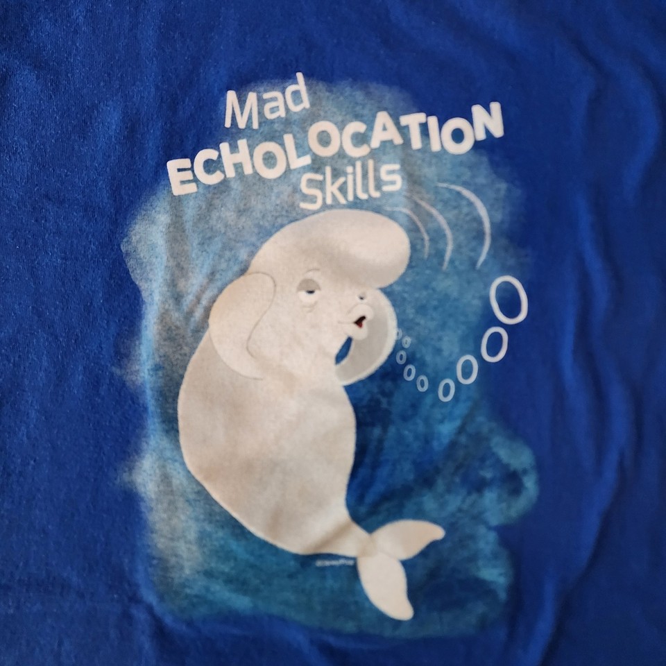 Finding Dory T-Shirt Beluga Whale Mad Echolocation Skills Blue Tee ...