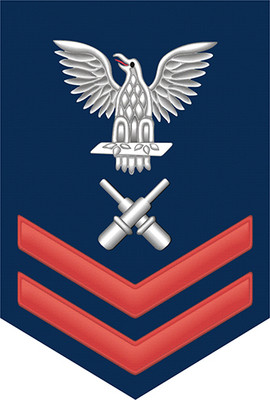 Gunners Mate ( GM ) Red 2nd Class E-5 Rank 5.5" Sticker / Decal | eBay