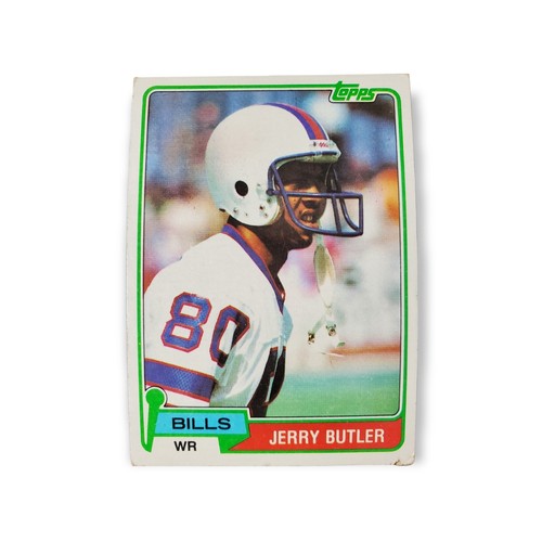 1981 Topps Football Jerry Butler Card #521 Buffalo Bills Trading Card ...
