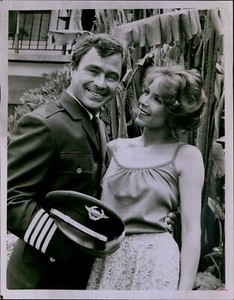 LG827 1979 Original Photo EDWARD WINTER Handsome Actor Man in Officer ...