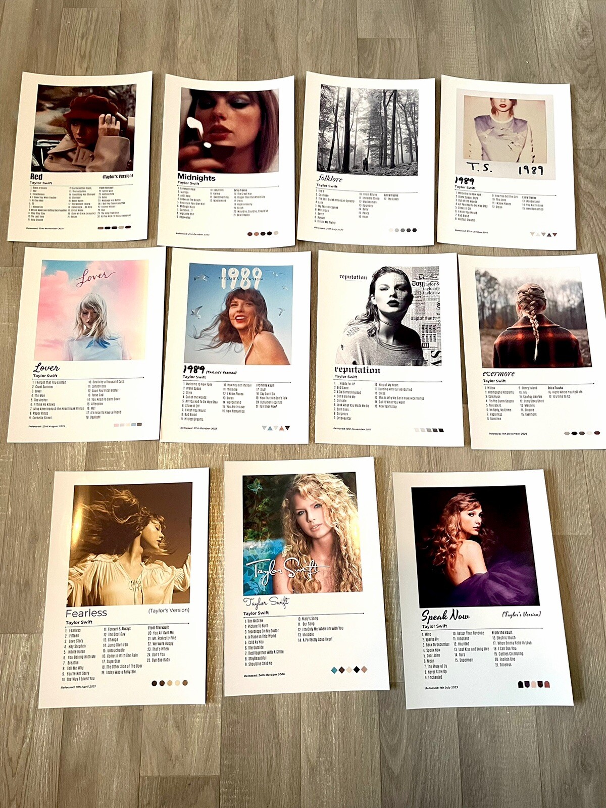 Taylor swift bedroom poster prints album cover boys girls gift A2 A3 A4 ...