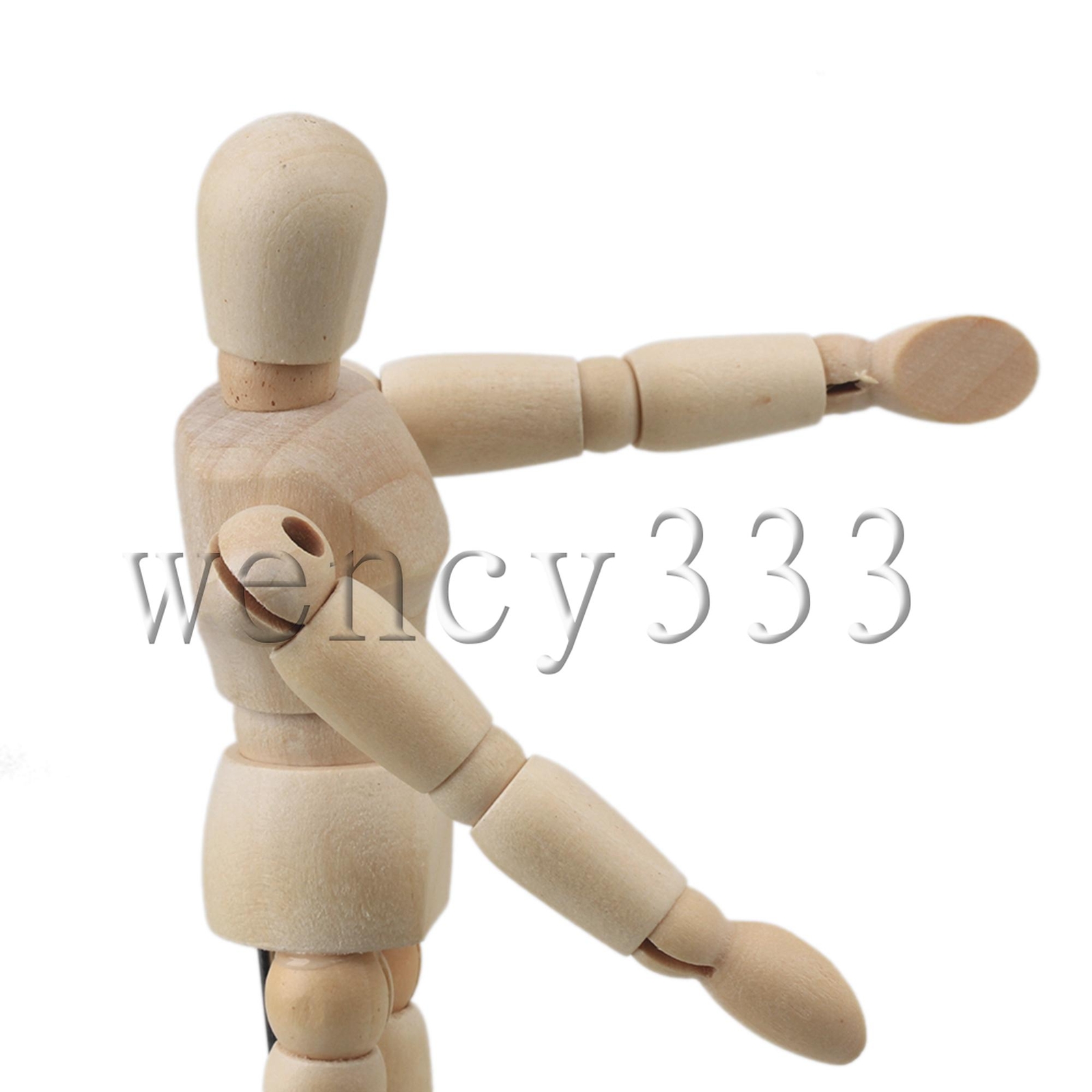 Wooden 4.7" Artist Drawing Manikin Articulated Mannequin Drawing Model ...