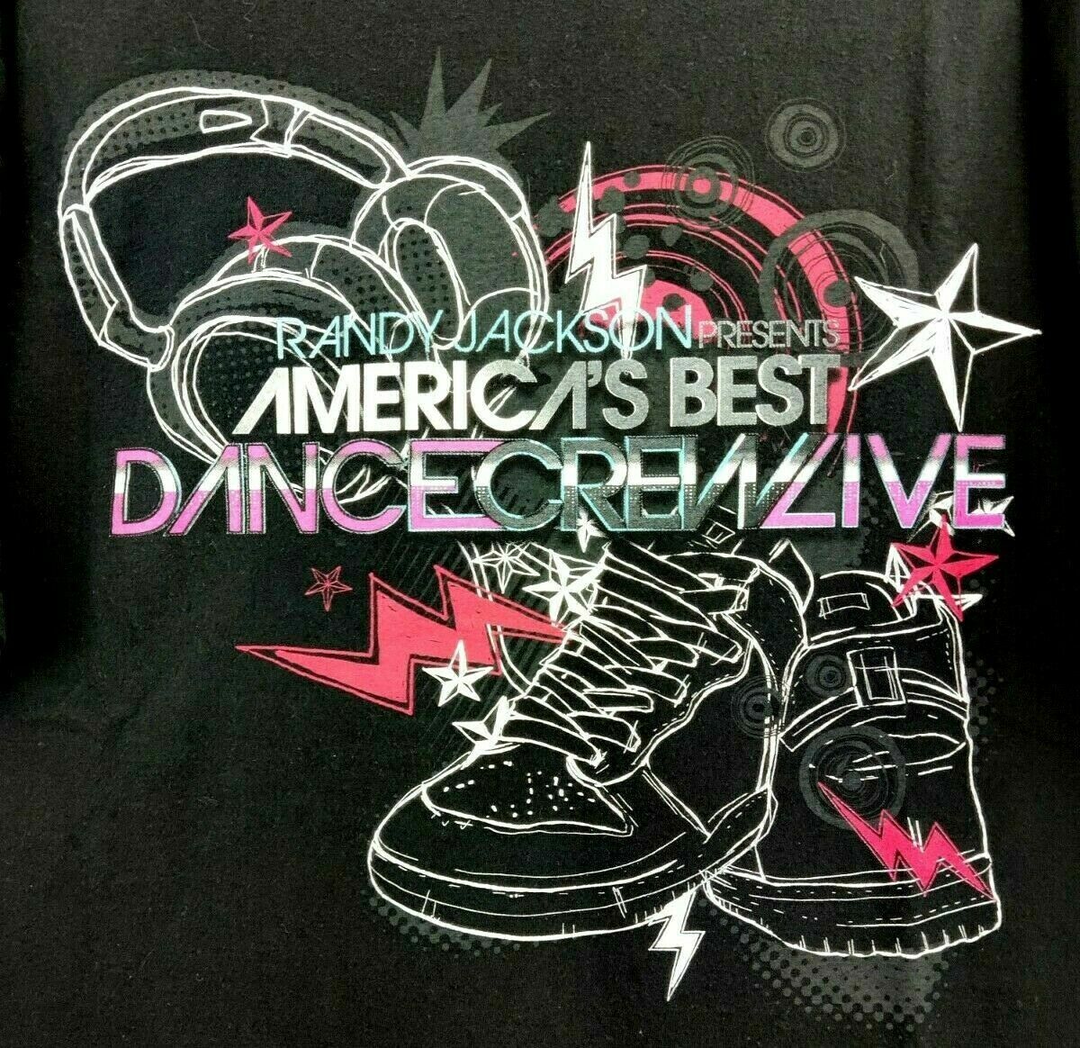 Randy Jackson America Best Dance Crew Black T-Shirt 2… - Gem