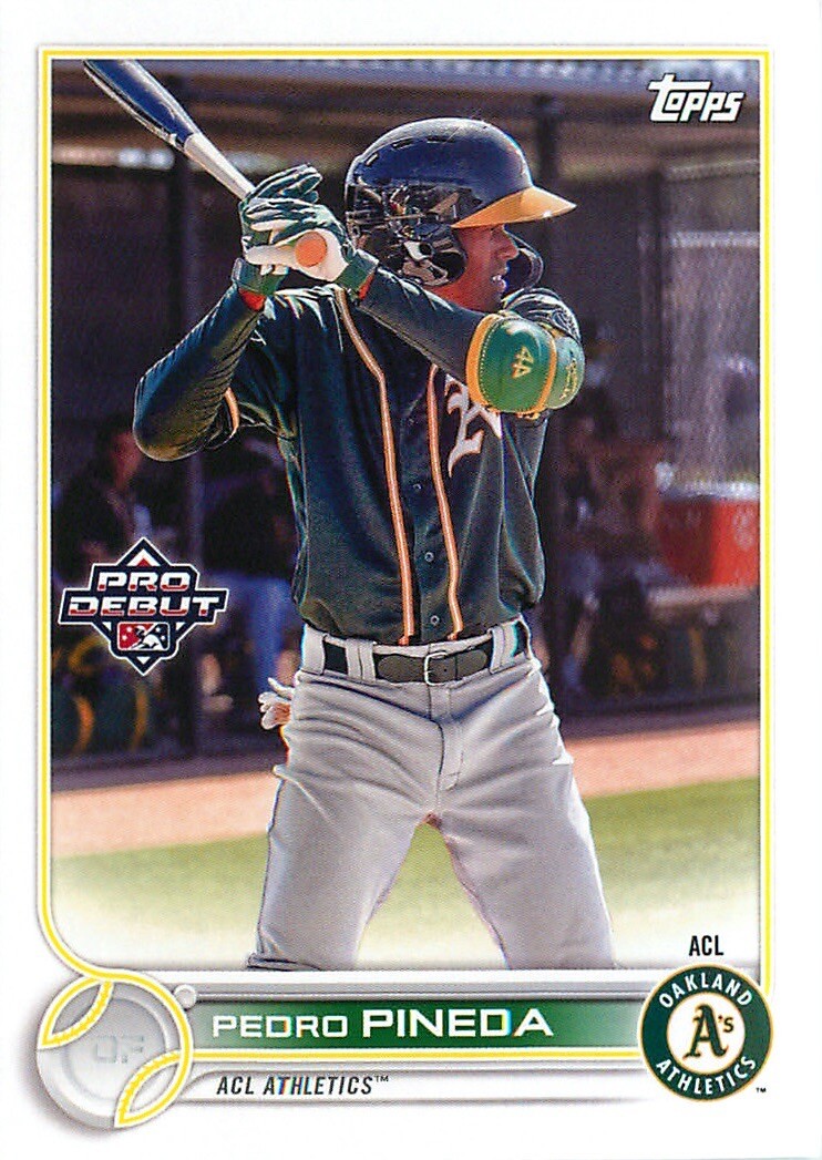 Pedro Pineda 2022 Topps Pro Debut MiLB Baseball Rookie Card #PD-49 ACL ...