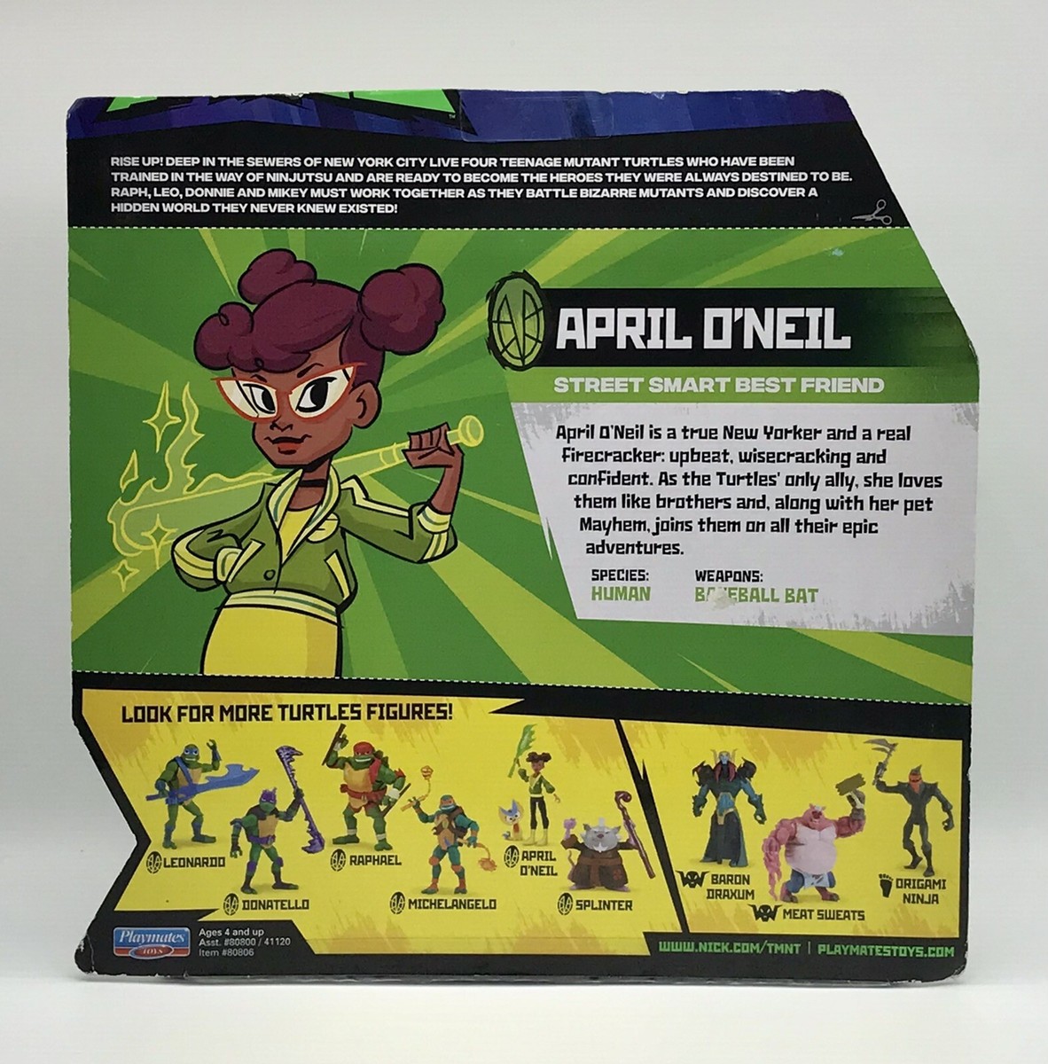 Leonardo Teenage Mutant Ninja Turtles And April