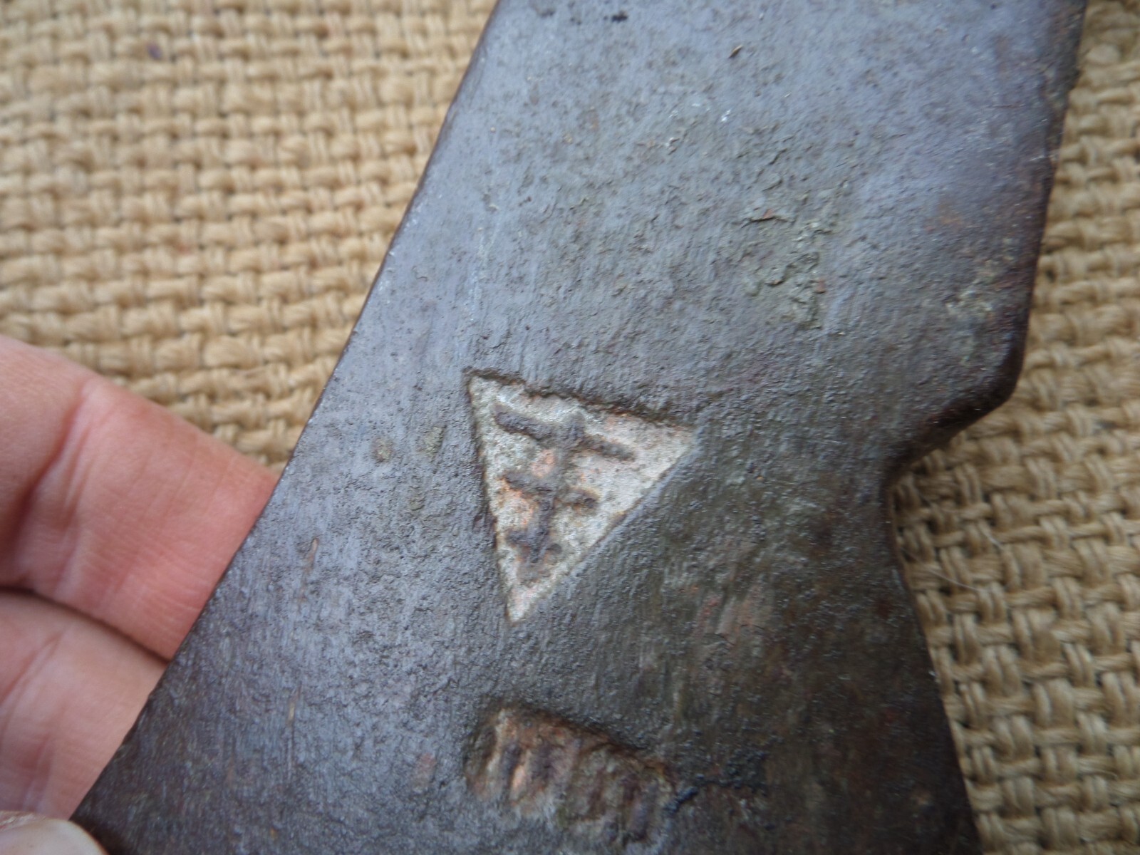 "KRUMPHOLZ" VINTAGE ANTIQUE GERMAN AXE HEAD FELLING HATCHET SPLITTING ...