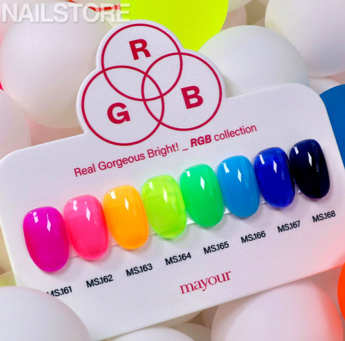 [MAYOUR] RGB Collection Syrup Gel nail Set 8 Colors K-Beauty | eBay