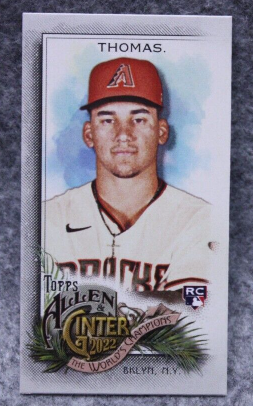 2022 Topps Allen & Ginter Alek Thomas Base Mini RC #289 Diamondbacks | eBay