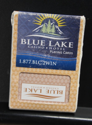 BLUE LAKE CASINO PLAYING CARDS - BLUE LAKE CALIFORNIA - SEALED | eBay