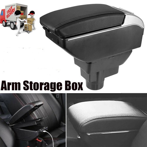 Car Arm Rest Storage Box Console Centre Holder For Opel Vauxhall Corsa ...