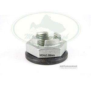 LAND ROVER AXEL SHAFT NUT & WASHER M24 X 2.0MM RRS LR2 LR3 LR4 RR ...