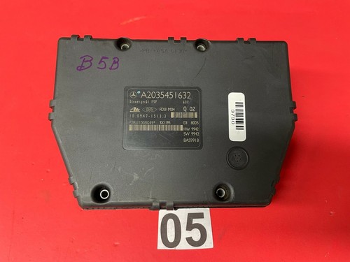 B5 00-01 MERCEDES W203 C230 C240 ABS ANTI LOCK BRAKE MODULE A2035451632 ...