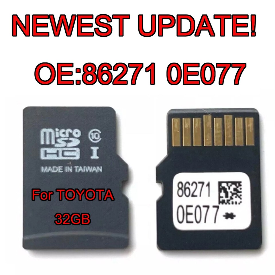 *NEW* 2025 MAP UPDATE GPS NAVIGATION MICRO SD CARD TOYOTA MODELS OEM ...