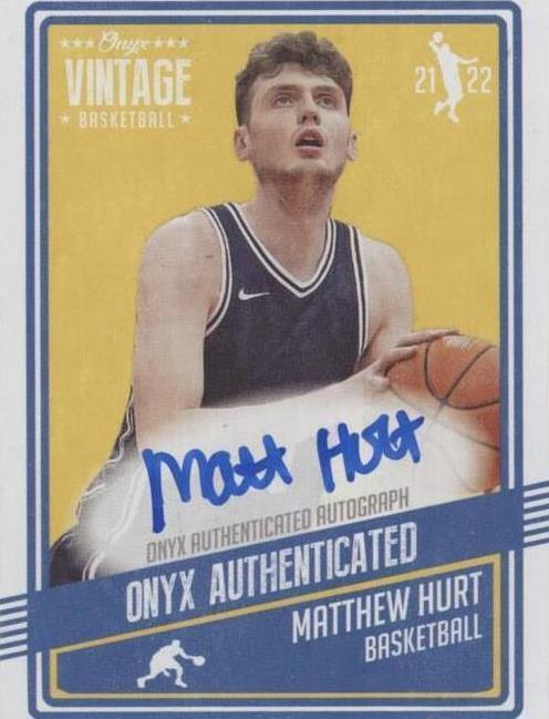 2021-22 Onyx Vintage - Matt Hurt #VAMH Autographs (AU, RC) for sale ...