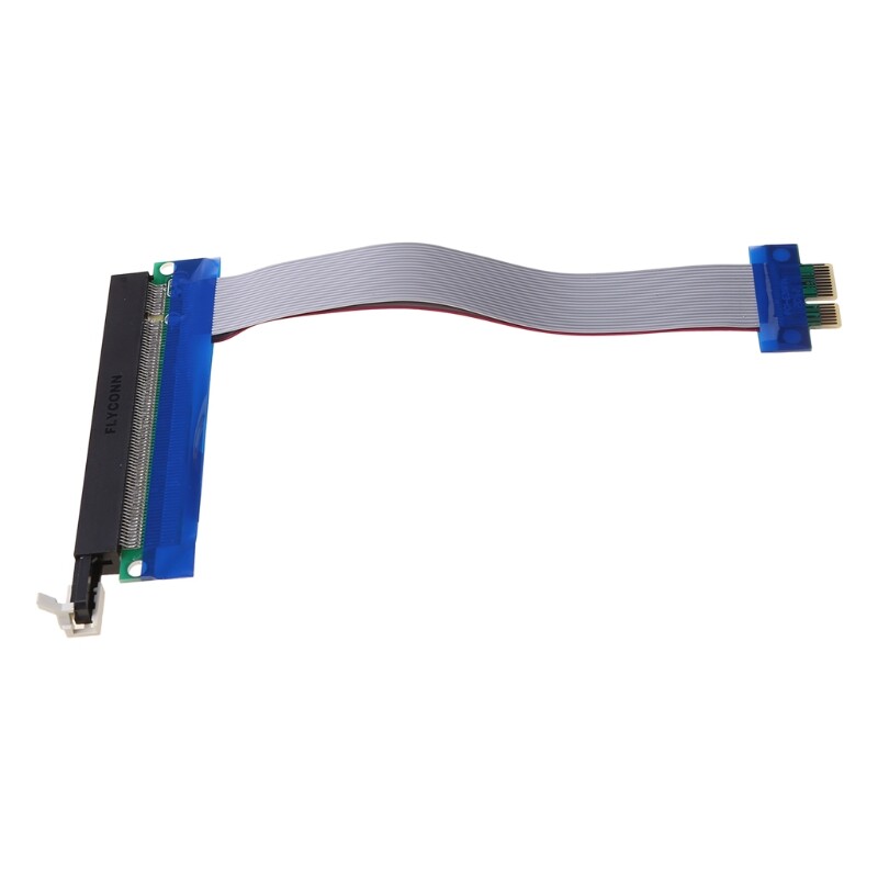 Flexible Flat Cable PCIe PCI for Express 1x To 16x Extender Riser FFC ...