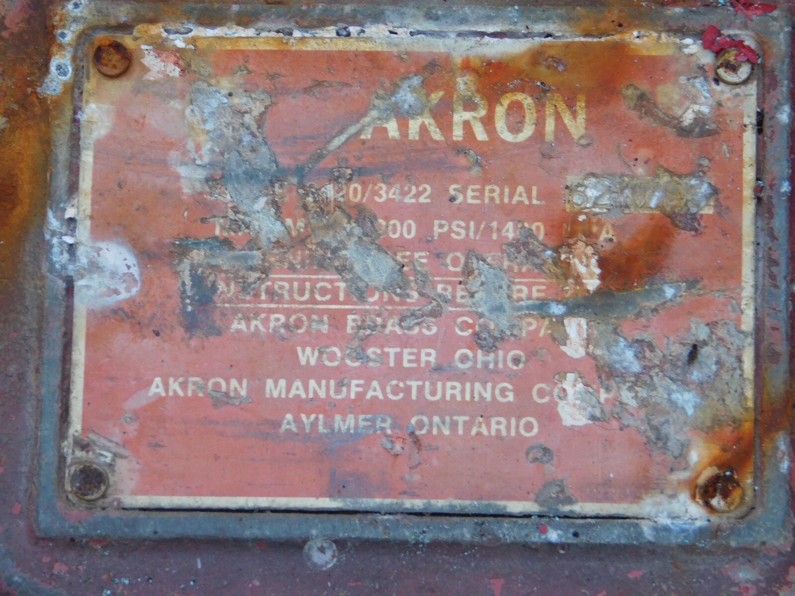 AKRON Apollo GROUND MONITOR BASE FIRE HOSE #2 | eBay