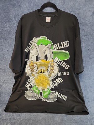 JM Jeans Geto Gangsta Louie Bling Duck T- Shirt 3XL Vintage Cotton NOS ...