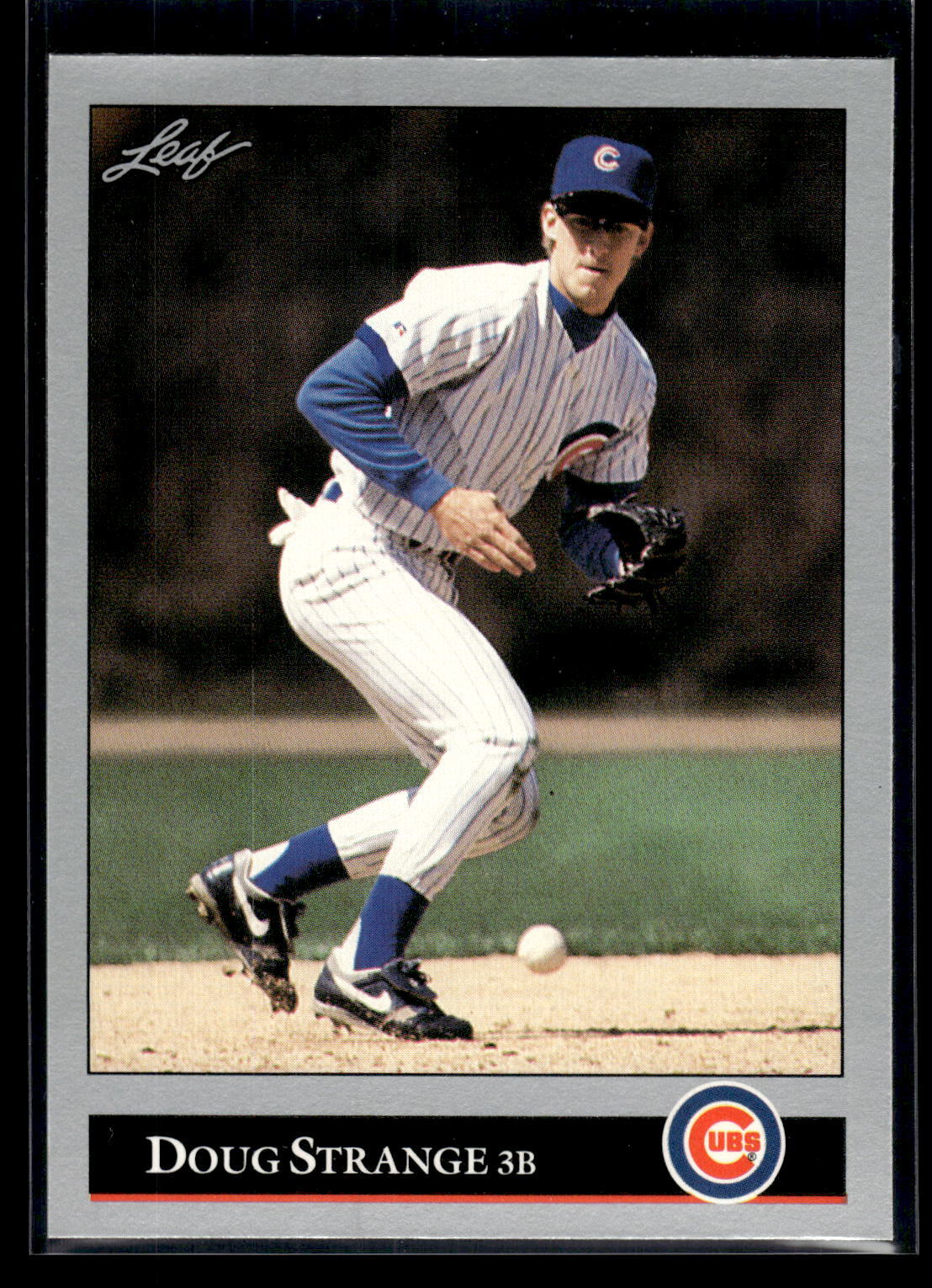 1992 Leaf #476 Doug Strange Chicago Cubs Pack Fresh Mint+ | eBay