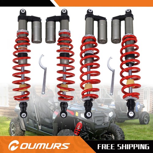 60" PERFORMANCE FRONT & REAR AIR SHOCKS ABSORBER FOR POLARIS RZR S 800 ...