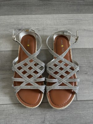 silver sandals women’s | eBay