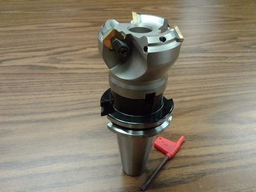 2" 45 degree indexable face shell mill w. CAT40 Arbor,face milling ...