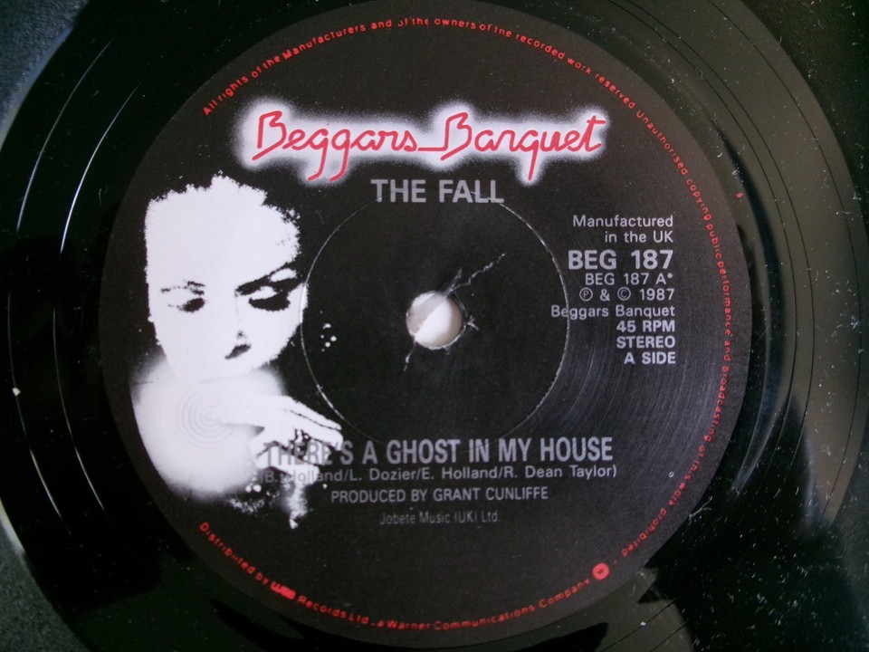 THE FALL THERE'S A GHOST IN MY HOUSE BEGGARS BANQUET BEG 187 MARK E ...