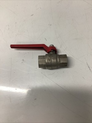 Stainless Steel Ball Valve with Red Lever Handle O-894 | eBay