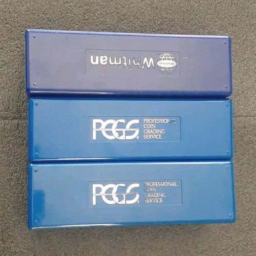 ( Lot Of 2 + 1 Other )PCGS Professional Coin Grading Service Blue Coin ...