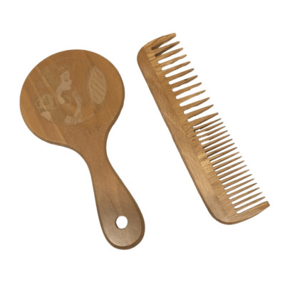 Snow white Mirror and Comb Set "KATHIE" on Mirror Wood Personalized | eBay