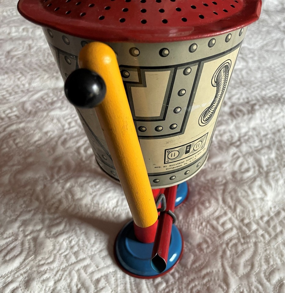 Mr. Sandman The Robot Wolverine Late 1940s mid 1950s Rare Vintage Tin ...