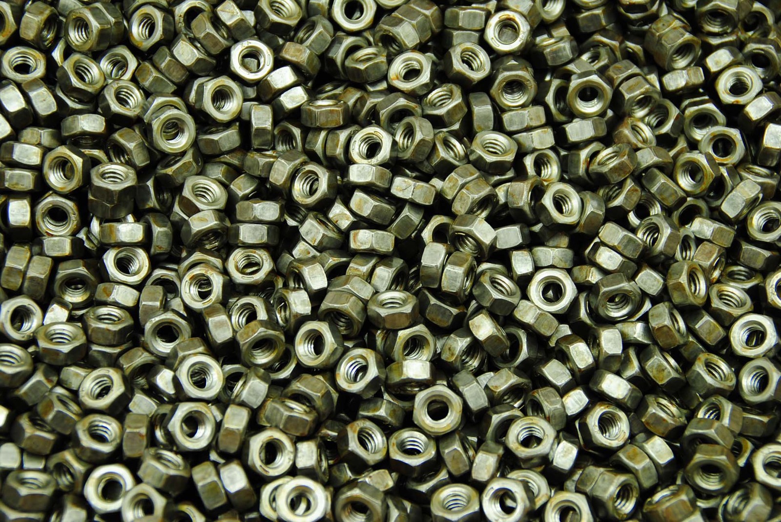 (1000) 1/4-20 Plain Grade 5 Hex Finish Nuts - Unplated - Coarse | eBay