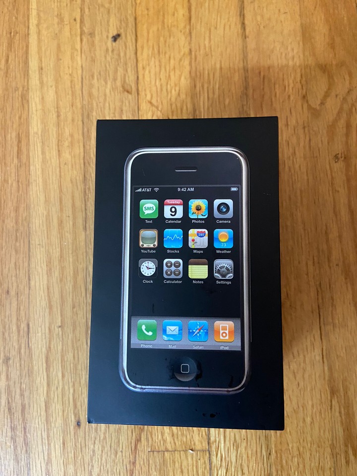 Apple iPhone 1st Generation - 8GB - Silver (AT&T) | eBay