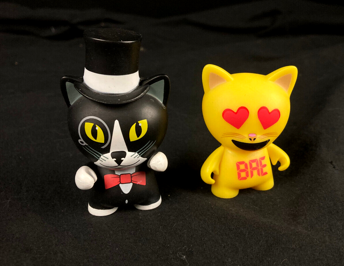 Kidrobot Tricky Cats art toy figures Tuxedo Bae Thot Top Hat | eBay